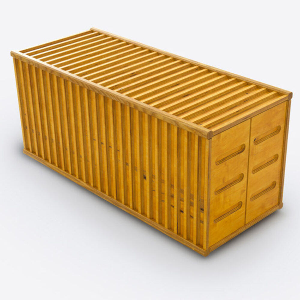 Shipping Container Toy Box designed by Scott Jarvie